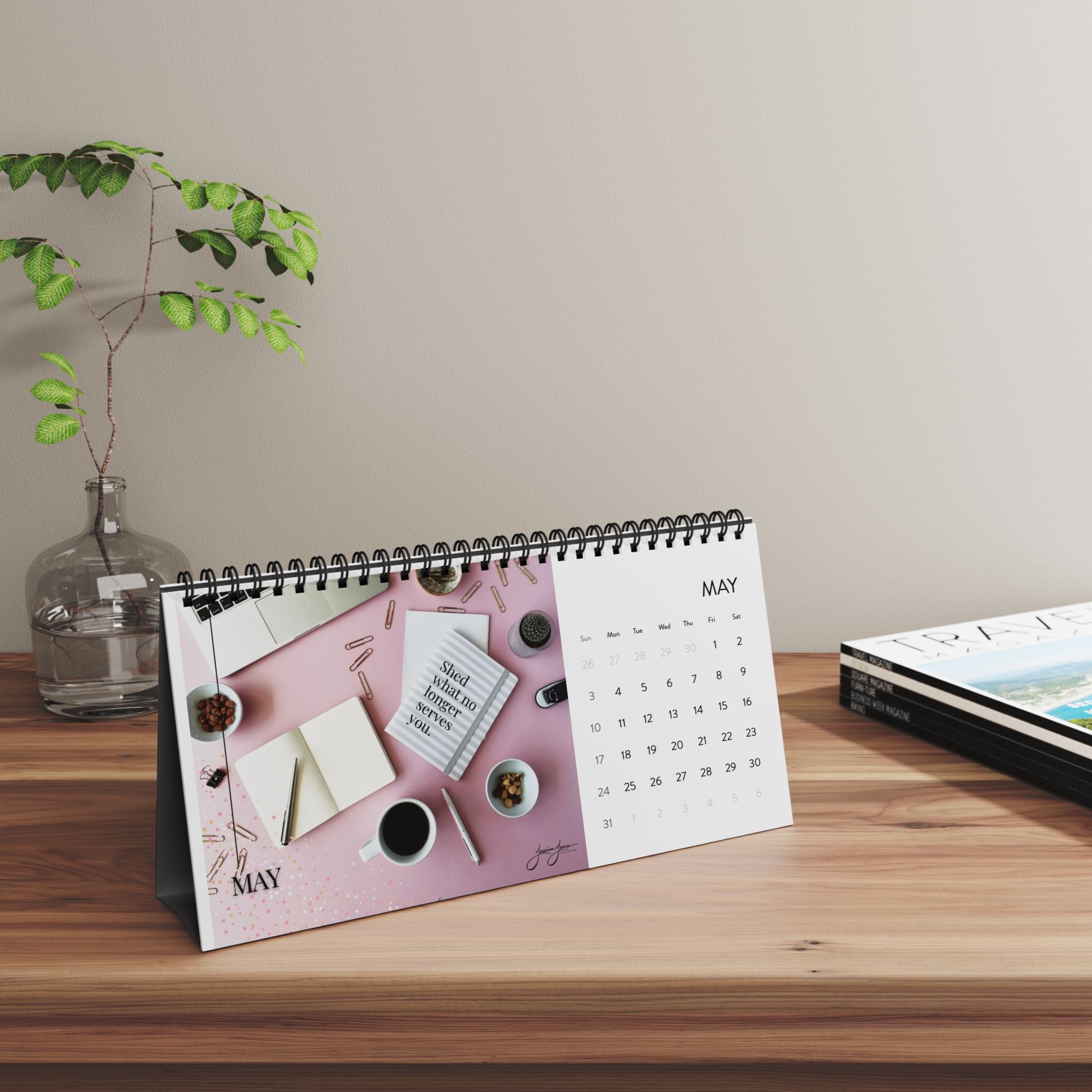 2026 Becoming Desktop Calendar – Jessica Jones Collective
